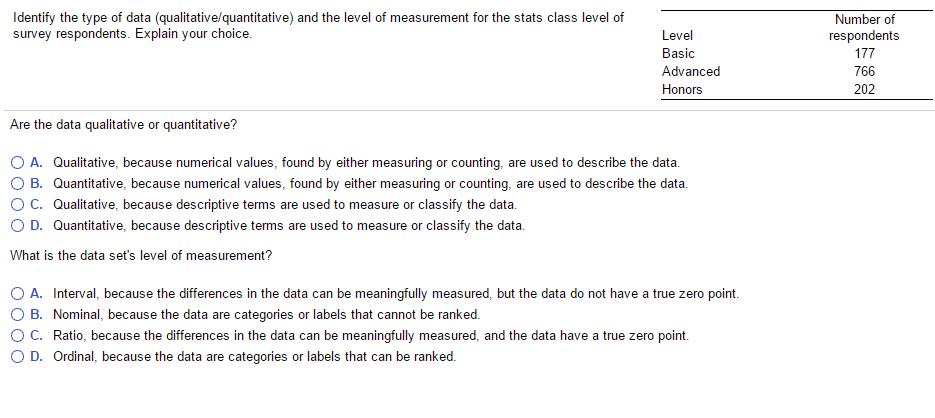 Solved Identify the following as either descriptive or | Chegg.com