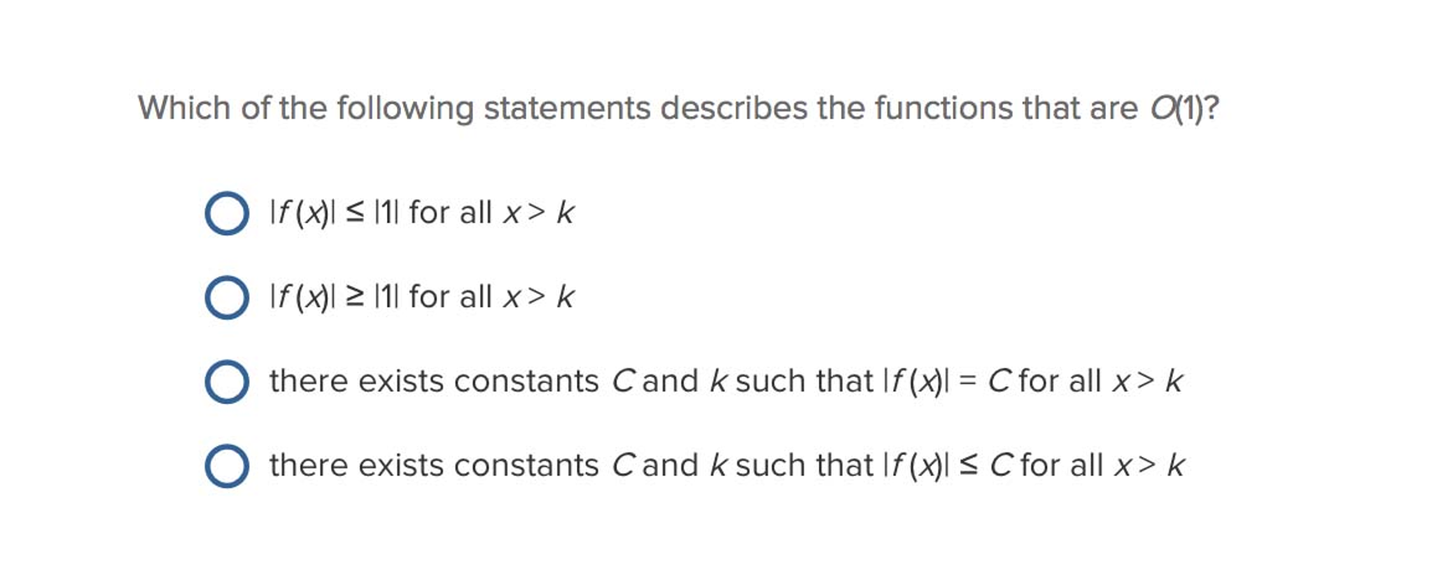 Solved Which of the following statements describes the | Chegg.com