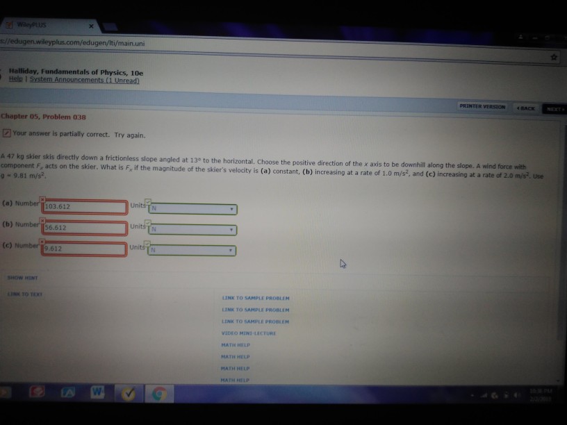 Solved s//edugen. m/edugen/lti/main.uni Halliday, | Chegg.com Solved s//edugen. m/edugen/lti/main.uni Halliday, | Chegg.com