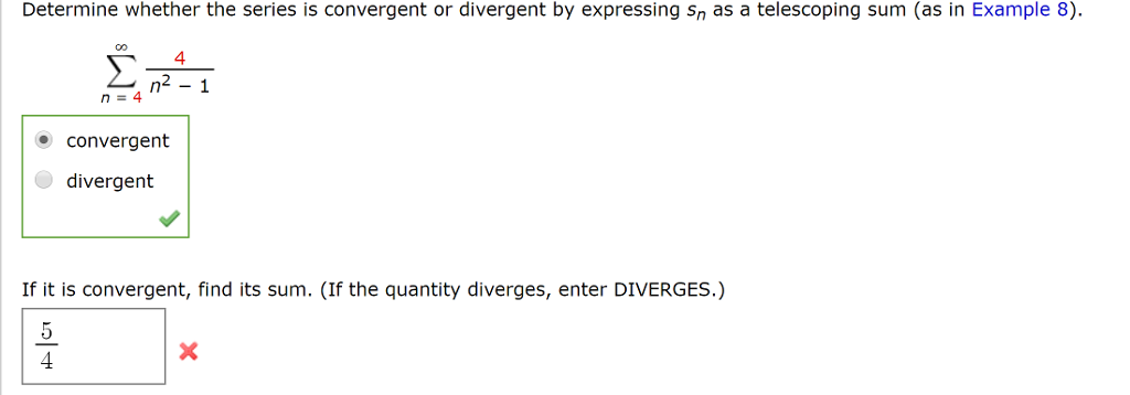 Solved Determine whether the series is convergent or | Chegg.com