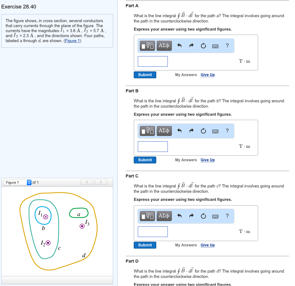 Solved Exercise 28.14 A square wire loop 14.0 cm on each | Chegg.com