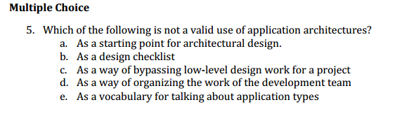 Solved Multiple Choice 5. Which of the following is not a | Chegg.com