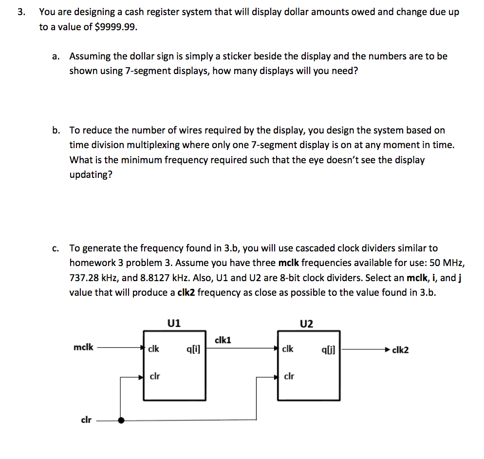 Solved You are designing a cash register system that will | Chegg.com