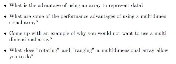 What is the advantage of using an array to represent | Chegg.com