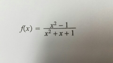 Solved Find the derivative f(x) = x^2 - 1/x^2 + x + 1 | Chegg.com