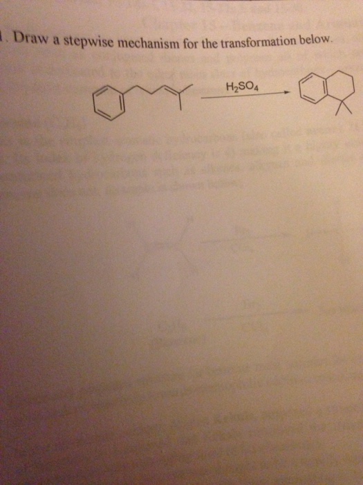 Solved Draw a stepwise mechanism for the transformation | Chegg.com