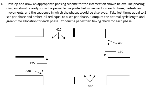 Solved Develop and draw an appropriate phasing scheme for | Chegg.com