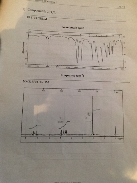 Solved Assign structures to compounds A through E on the | Chegg.com