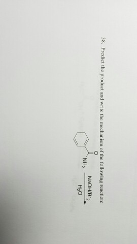 Solved Predict the product and write the mechanism of the | Chegg.com