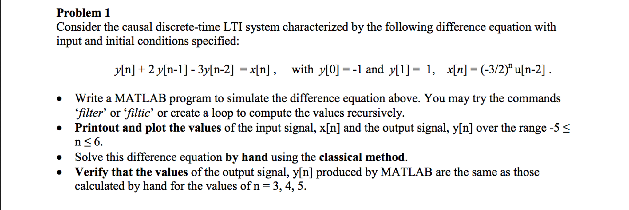 Solved Consider the causal discrete-time LTI system | Chegg.com