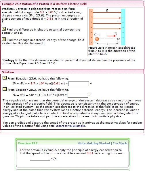 Solved Problem A proton is released from rest in a uniform | Chegg.com