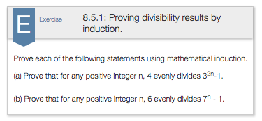 Solved Proving divisibility results by induction. Prove | Chegg.com