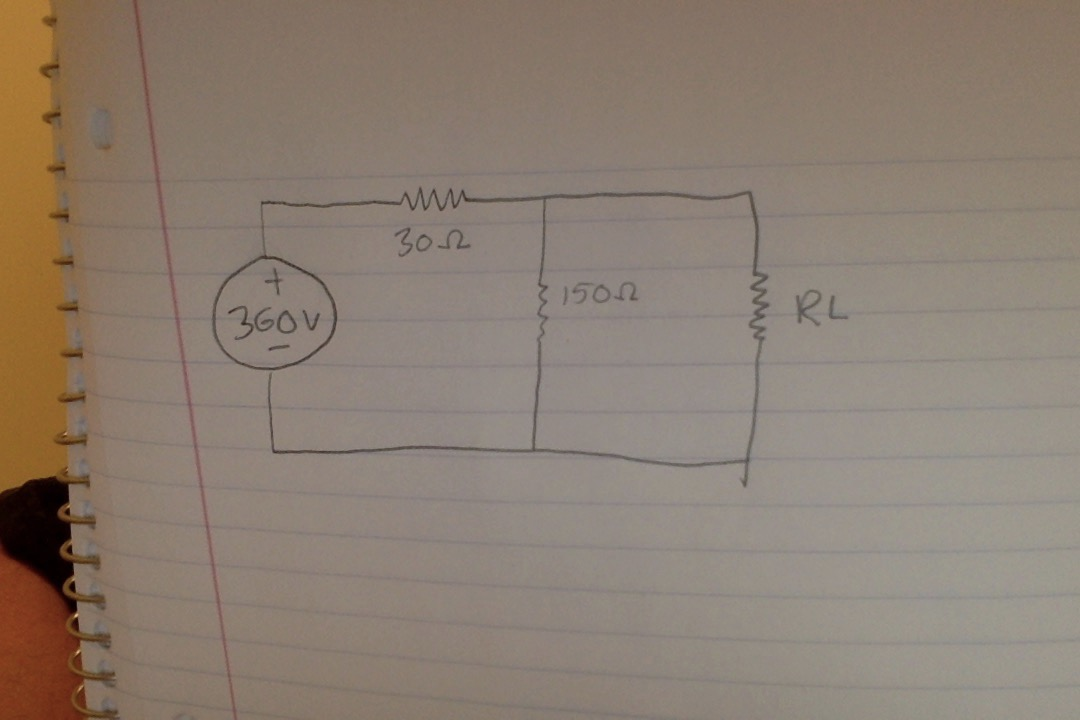 Solved a) Find the value of RL that results in maximum power | Chegg.com