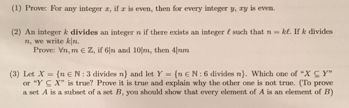 Solved Prove: For any integer x, if x is even, then for | Chegg.com