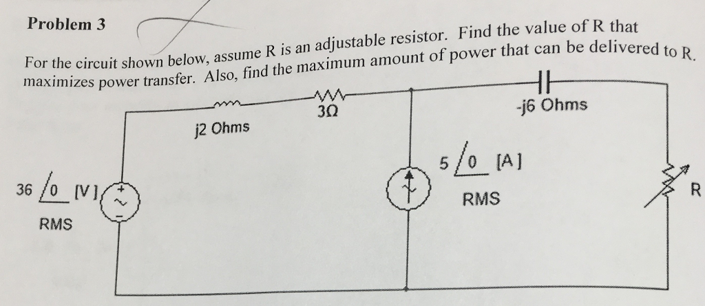 Solved Find the circuit shown below, assume R is an | Chegg.com