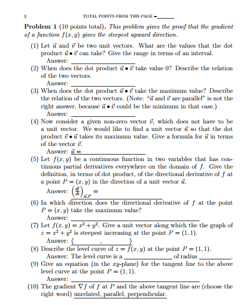 Solved This problem gives the proof that the gradient of a | Chegg.com