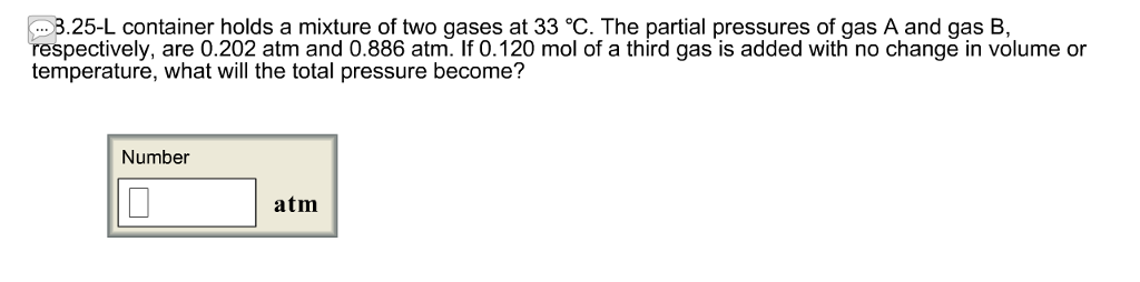 Solved A gaseous mixture contains 434.0 Torr of H2(g), 361.7 | Chegg.com