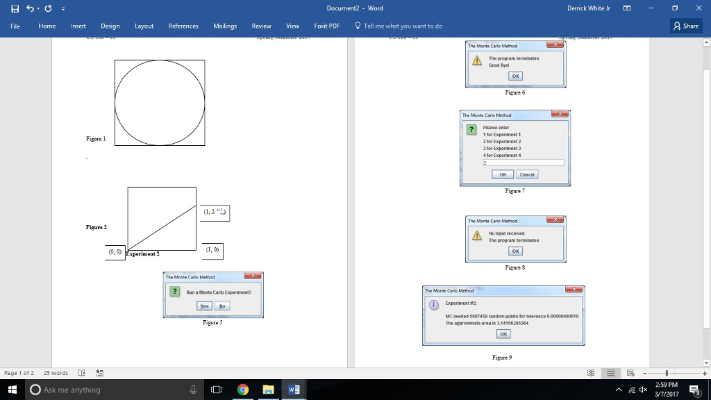 Solved (Java Programming) Problem Statement The Monte | Chegg.com
