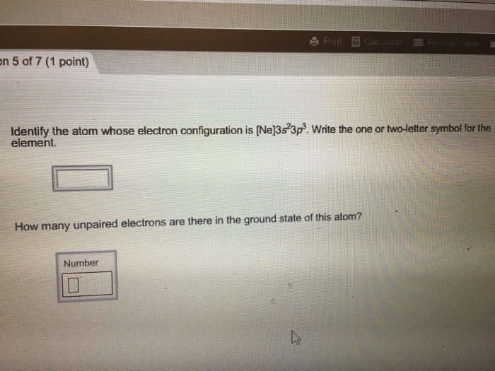 Solved Identify the atom whose electron configuration is | Chegg.com