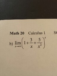 Solved Math 20 Calculus 1 S b) linn(1,2 ) b) lim | | +-+ lim | Chegg.com