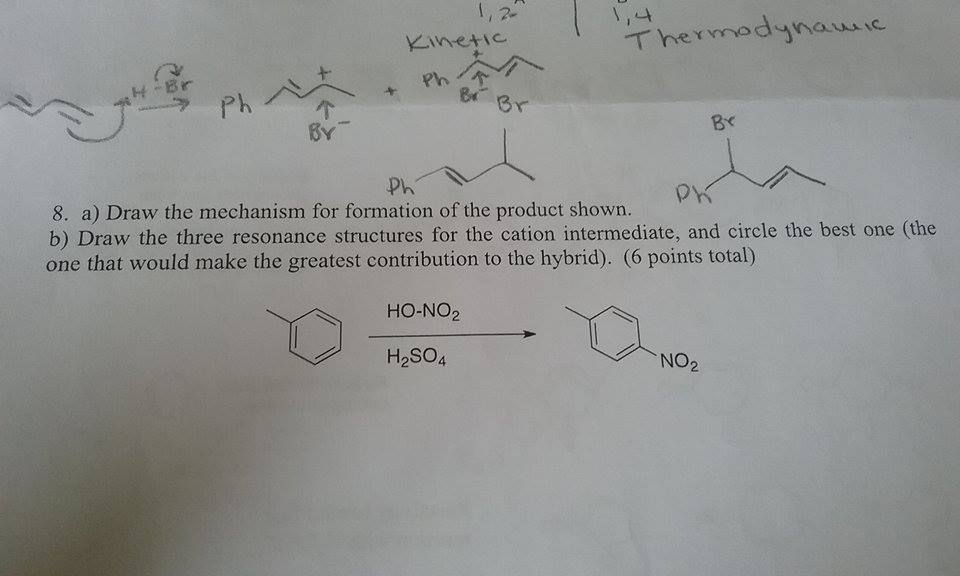 Solved Draw the Machanism for formation of the product | Chegg.com