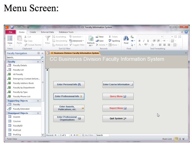Develop a database using Microsoft Word or Excel with | Chegg.com