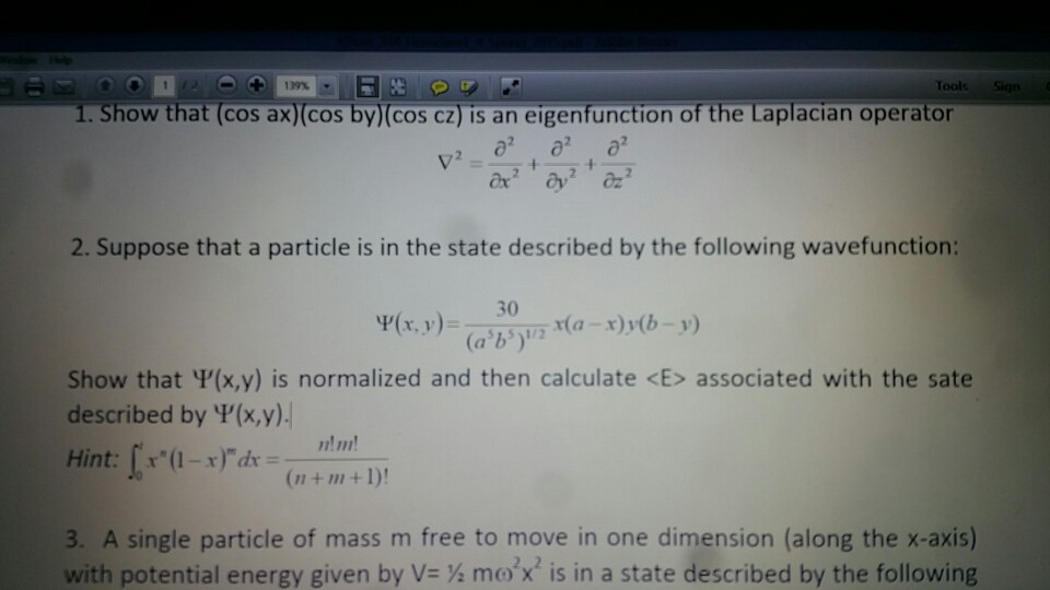 Solved Show that (cos ax) (cos by)(cos cz) is an | Chegg.com