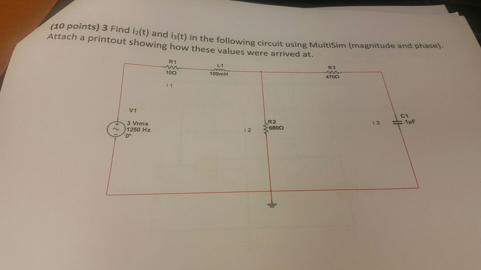 Solved Find i_2(t) and i_2(t) and i_3(t) in the following | Chegg.com