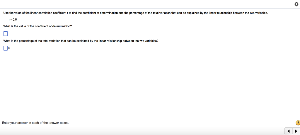 Solved Use The Value Of The Linear Correlation Coefficient R