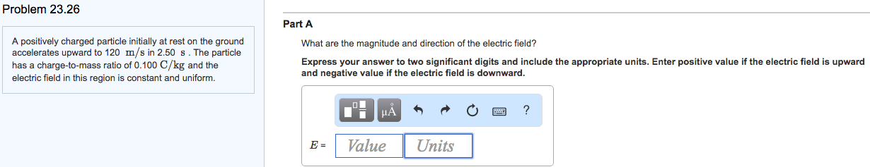 Solved A positively charged particle initially at rest on | Chegg.com