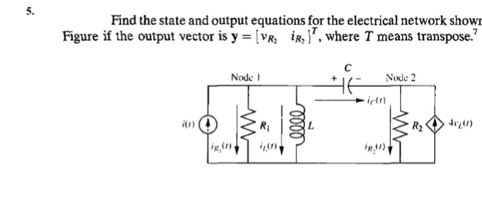 Solved Find the state and output equations for the | Chegg.com