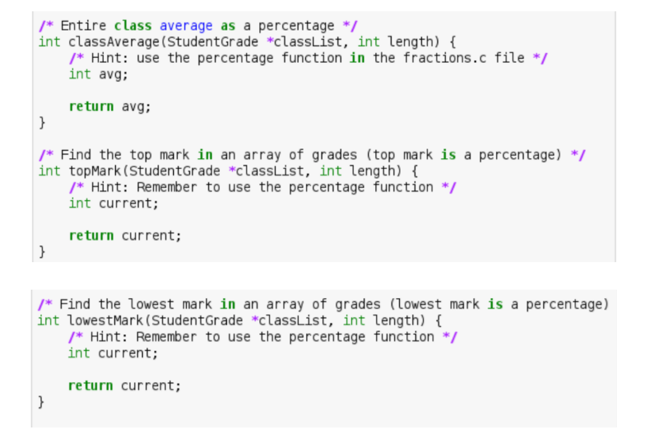 Solved Hello, please help me with this question in C | Chegg.com