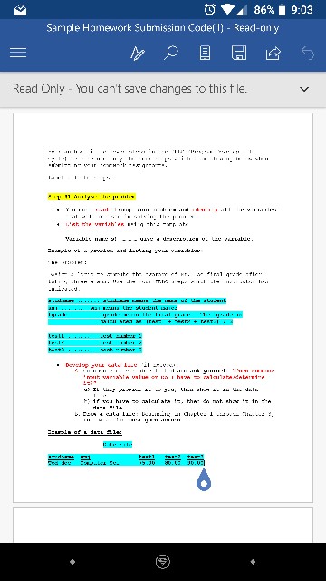 Solved Step #3 -write the code The words written inside the | Chegg.com