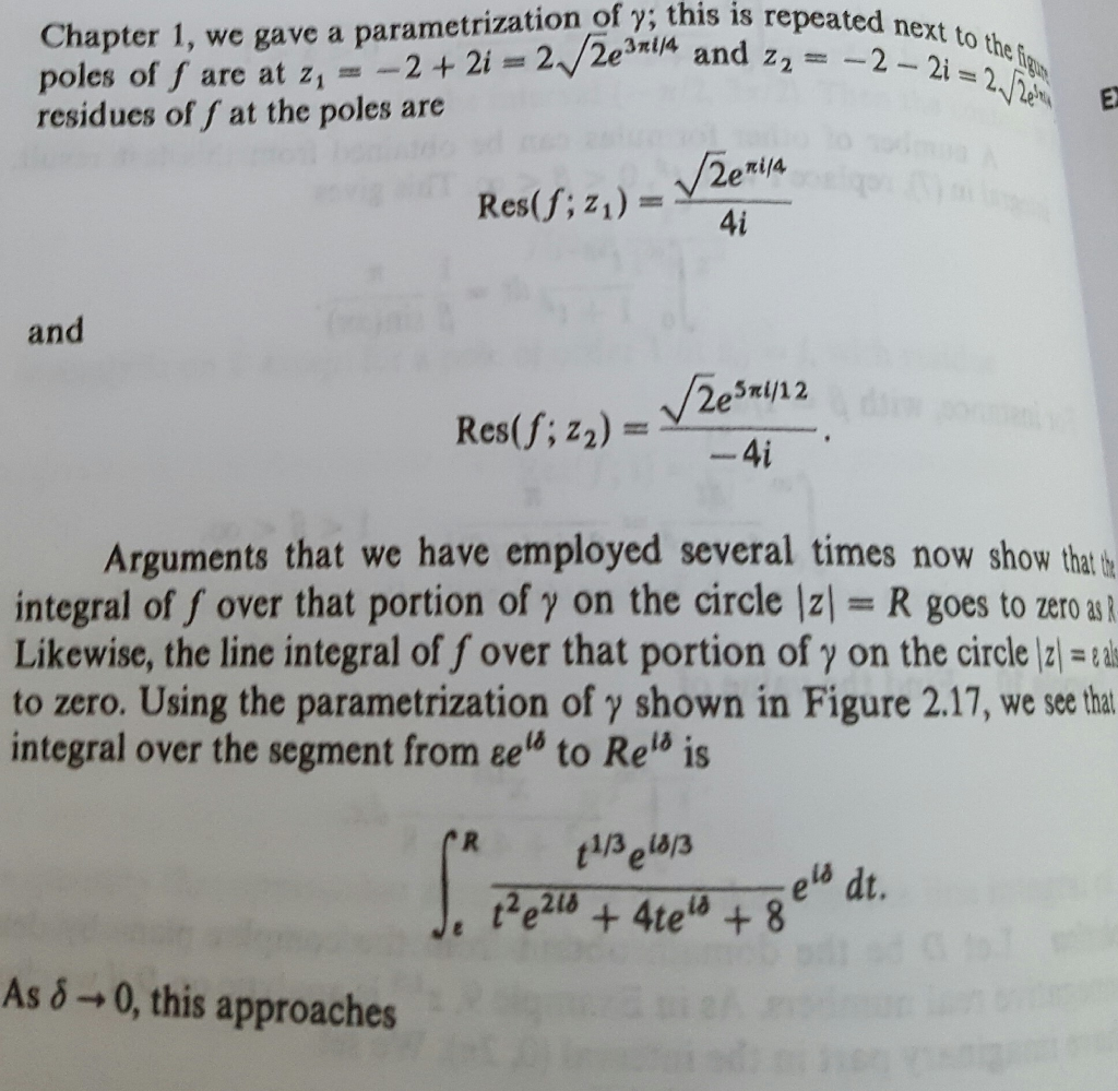 Solved Use the keyhole contour in Figure 2.17 in the manner | Chegg.com