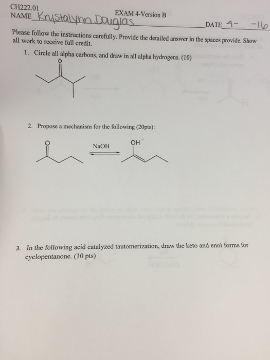 Solved Circle all alpha carbons, and draw in all alpha | Chegg.com