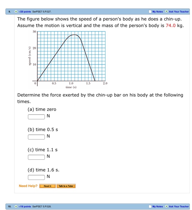 Solved The figure below shows the speed of a person's body | Chegg.com