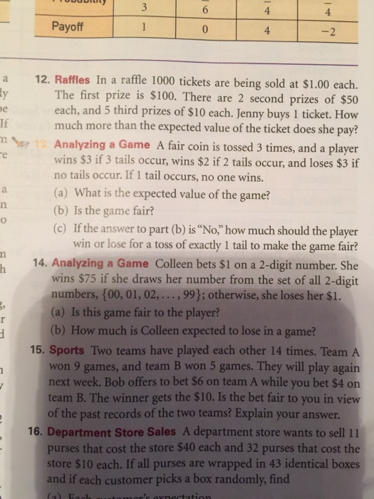 Solved Raffles In a raffle 1000 tickets are being sold at | Chegg.com