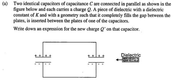 Solved Two identical capacitors of capacitance C are | Chegg.com