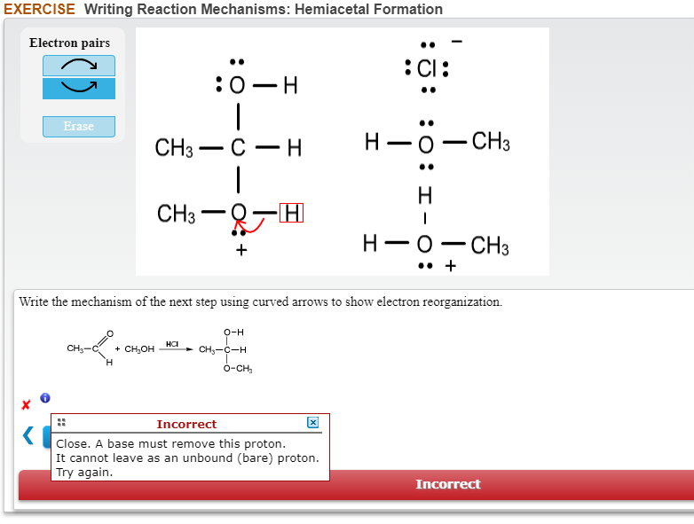 Solved EXERCISE Writing Reaction Mechanisms: Hemiacetal | Chegg.com