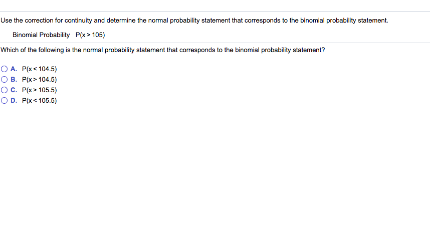 Solved Use The Correction For Continuity And Determine The