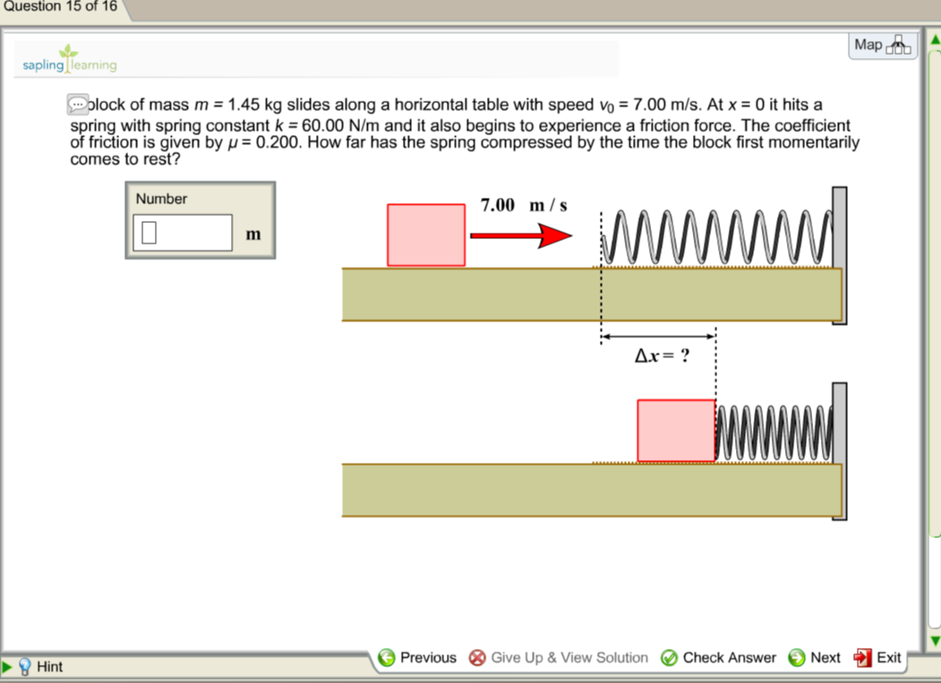 Solved Question 15 of 16 Map pling learning G.Oplock of mass | Chegg.com