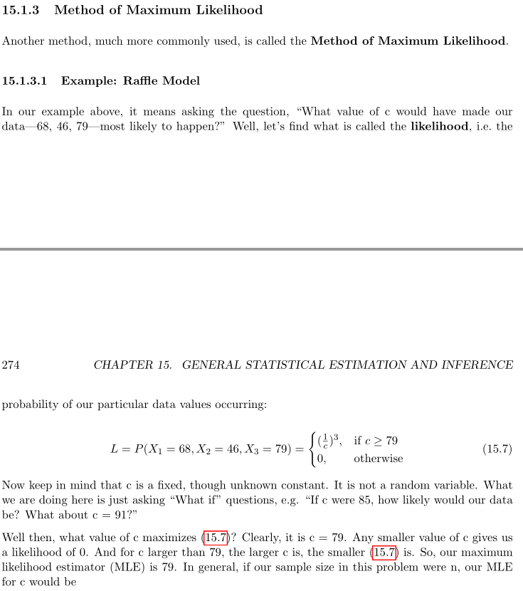 Solved Show that c^hat is a consistent estimator for the | Chegg.com