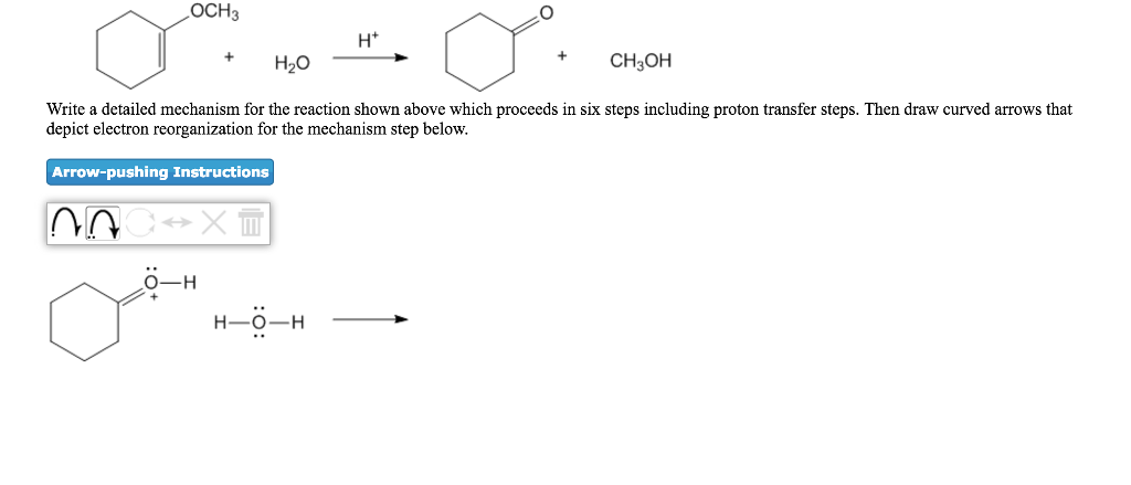 Solved Write a detailed mechanism for the reaction shown | Chegg.com