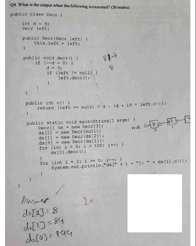 Solved Can someone explain how the output of this question | Chegg.com