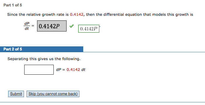 Solved A population of protozoa develops with a constant | Chegg.com