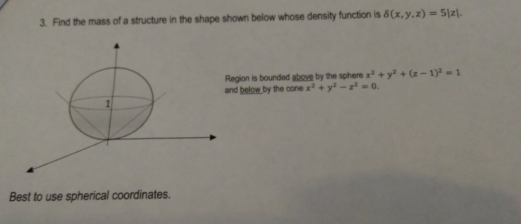 Solved Find the mass of a structure in the shape shown below | Chegg.com