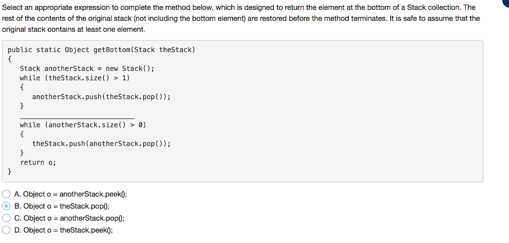 Solved Select an appropriate expression to complete the | Chegg.com