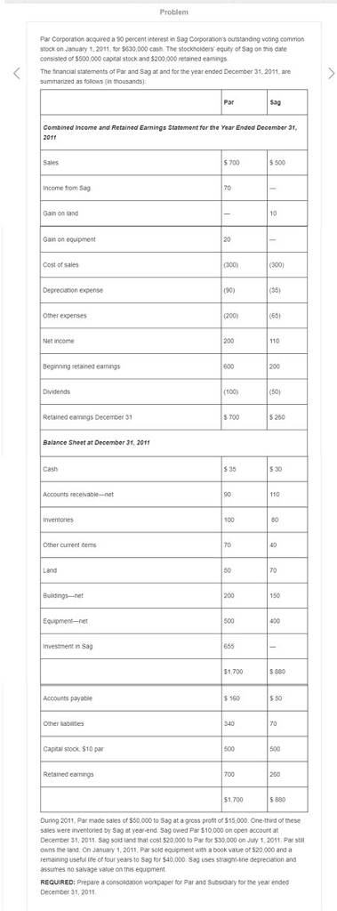 Solved about chapter 6 problem 3P Advanced Accounting (12th) | Chegg.com