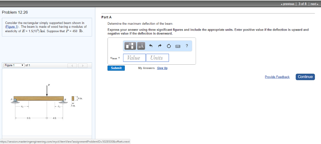 Solved Consider the rectangular simply supported beam shown | Chegg.com