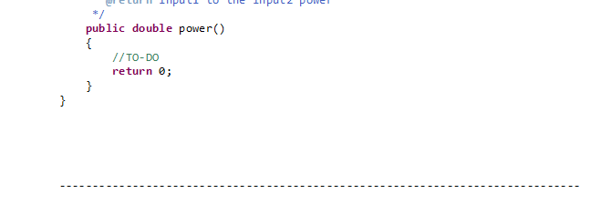 Solved making up a calculator by filling up the Calculator | Chegg.com